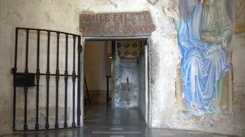 Threshold into the inner sanctum of Holy... | Stock Video | Pond5