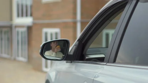 throw garbage out of the car window in t... | Stock Video | Pond5