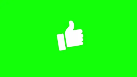 Thumbs Up Emoji on green screen 2D anima... | Stock Video | Pond5