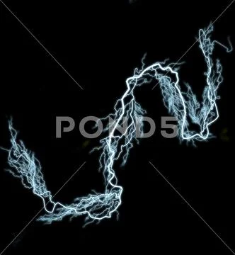 Photograph: Thunderbolt. Realistic lightning. Electricity thunder light ...