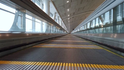 ThyssenKrupp Express Walkway at Toronto ... | Stock Video | Pond5