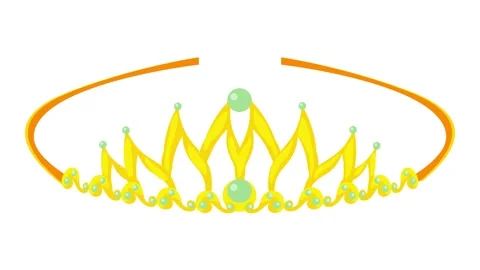 Tiara Cartoon Stock Footage ~ Royalty Free Stock Videos | Pond5