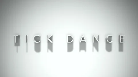 tick dance 3D title animation with shado... | Stock Video | Pond5