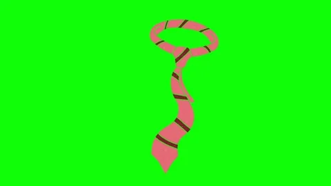 tie hand drawn green screen. floating lo... | Stock Video | Pond5