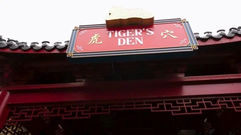 Tigers Den one of typical chinese food s... | Stock Video | Pond5