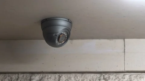 tight shot of security camera | Stock Video | Pond5