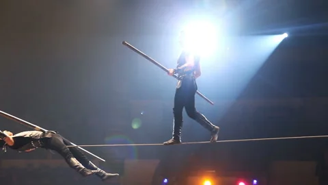 Tightrope Stock Footage ~ Royalty Free Stock Videos | Pond5