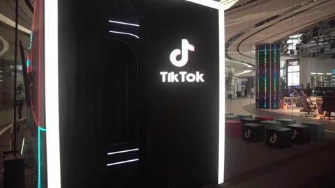 Tik Tok Creator House at a shopping mall... | Stock Video | Pond5