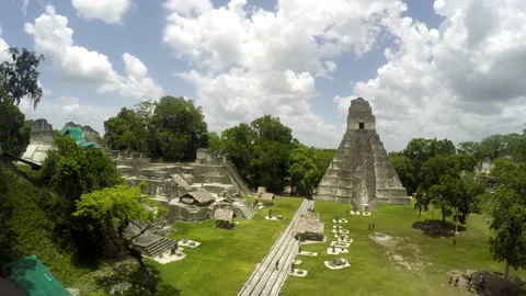Tikal urban Maya civilization ruins in G... | Stock Video | Pond5