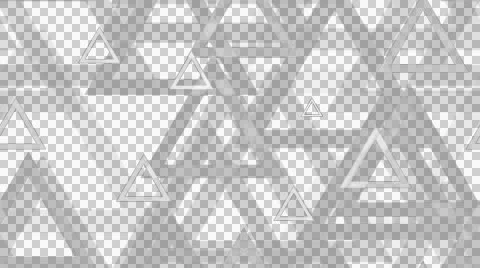 tileable triangle white lines with alpha | Stock Video | Pond5