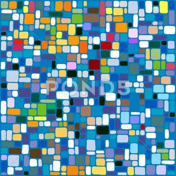 Tiles abstract background Stock Illustration ~ #54295444