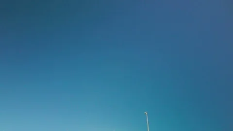 Tilt down to reveal a huge cruise ship d... | Stock Video | Pond5