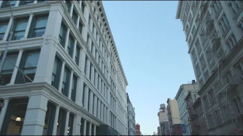 Tilt up on Loft building going down Prin... | Stock Video | Pond5