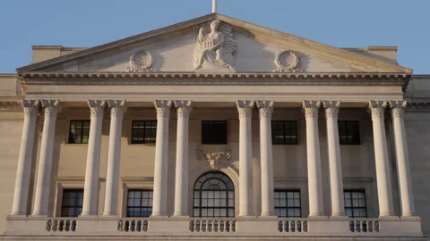 Tilt Shot Front Facade Bank of England o... | Stock Video | Pond5