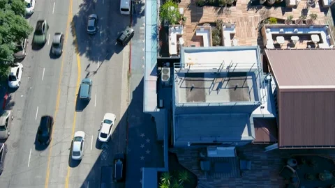 a tilt shot of the skyscrapers and offic... | Stock Video | Pond5