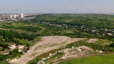 tilting landscape view to a birdseye ang... | Stock Video | Pond5