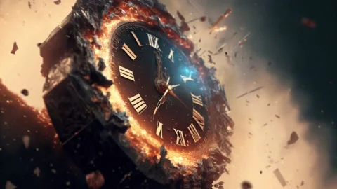 Time Clock Space Quantum Travel Galaxy U... | Stock Video | Pond5