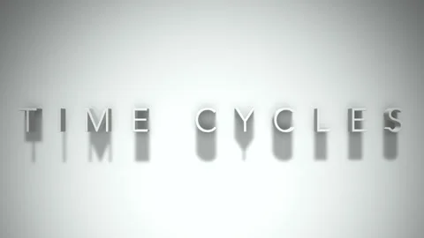 Time cycles 3D title animation with shad... | Stock Video | Pond5