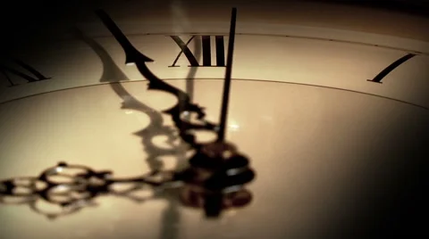 Time Flies: Off-White Clock Time-Lapse | Stock Video | Pond5