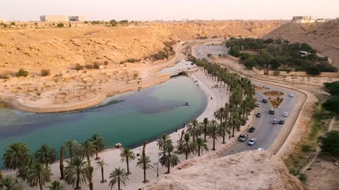 Time Labs Wadi Namar Park, Riyadh, Saudi... | Stock Video | Pond5