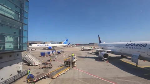 Time Lapse of an airport runway operator... | Stock Video | Pond5