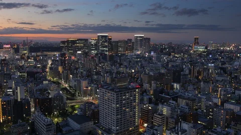 Tokyo Night Time Lapse Stock Video Footage | Royalty Free Tokyo Night ...