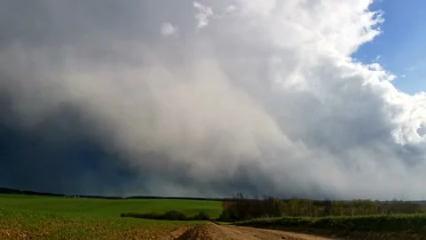 Time lapse, beautiful sky with clouds ba... | Stock Video | Pond5