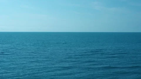 Time Lapse Blue Sea Waves Sky White Clou... | Stock Video | Pond5