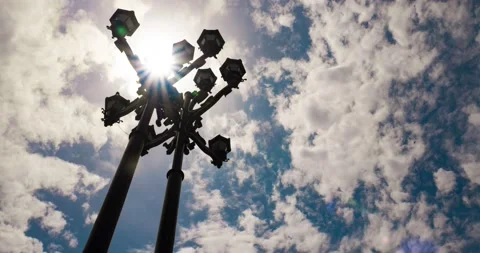 Time Lapse Blue sky background with clou... | Stock Video | Pond5
