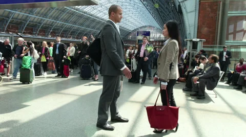 Time lapse business people meet and shak... | Stock Video | Pond5