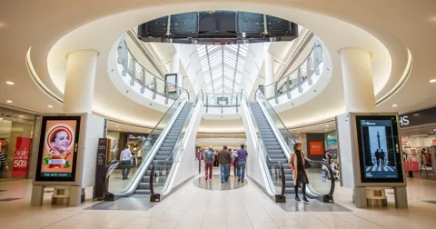 Shopping Mall Stock Footage ~ Royalty Free Stock Videos | Pond5