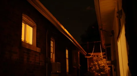 Time lapse clouds move over suburban hou... | Stock Video | Pond5