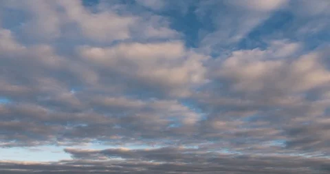 Time lapse cloudy morning sky, nature ba... | Stock Video | Pond5