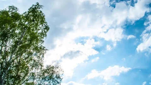 Time lapse cloudy morning sky, nature ba... | Stock Video | Pond5