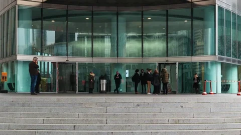 Time lapse of crowd of people walking an... | Stock Video | Pond5