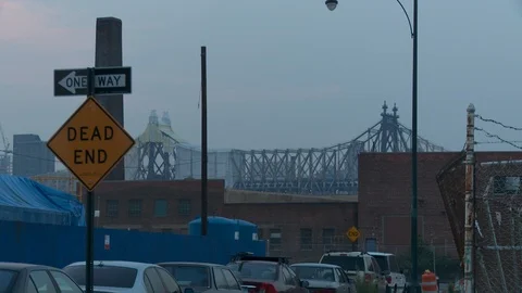 Time lapse of "Dead End" & "One Way" sig... | Stock Video | Pond5