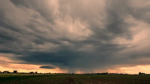 Time lapse of dramatic storm clouds movi... | Stock Video | Pond5