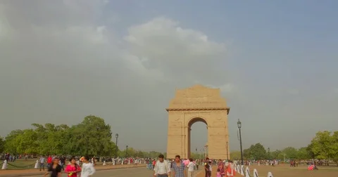 Time Lapse of India Gate | Stock Video | Pond5