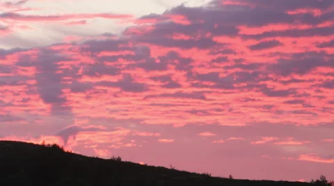 Time-lapse landscape of the sunset from ... | Stock Video | Pond5