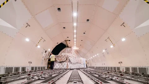 Loading Cargo Plane Stock Video Footage | Royalty Free Loading Cargo ...