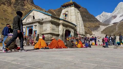 Time Lapse of the main building of Kedar... | Stock Video | Pond5
