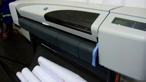 Time lapse of a map printer printing a m... | Stock Video | Pond5