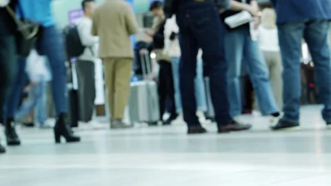 Time lapse of the movement of a crowd of... | Stock Video | Pond5