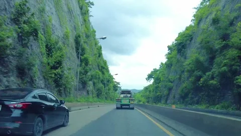 Time-lapse movement of fast driving alon... | Stock Video | Pond5