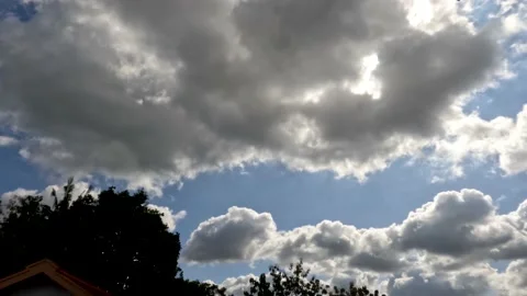 Time lapse of the movement of white clou... | Stock Video | Pond5