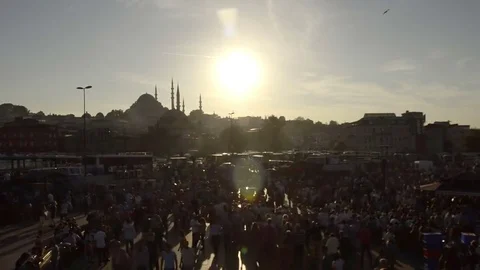 Crowded Silhouette Stock Videos – Royalty-Free HD & 4K Videos | Pond5