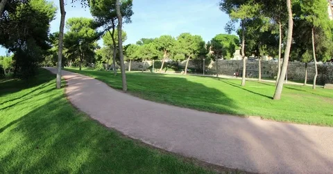 Time Lapse People Running on Park | Stock Video | Pond5