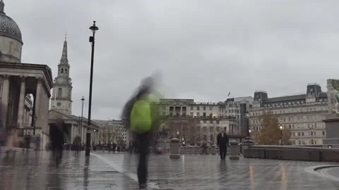 Time lapse. People walking at a historic... | Stock Video | Pond5