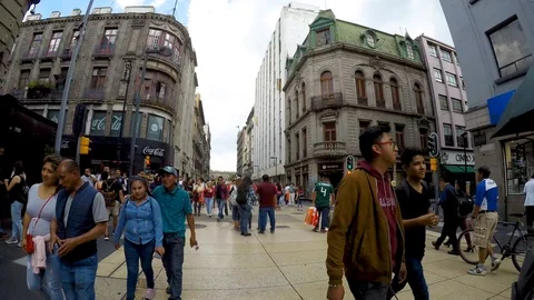 Time lapse people walking in the streets... | Stock Video | Pond5