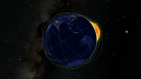 Time lapse of rotating Earth planet in t... | Stock Video | Pond5